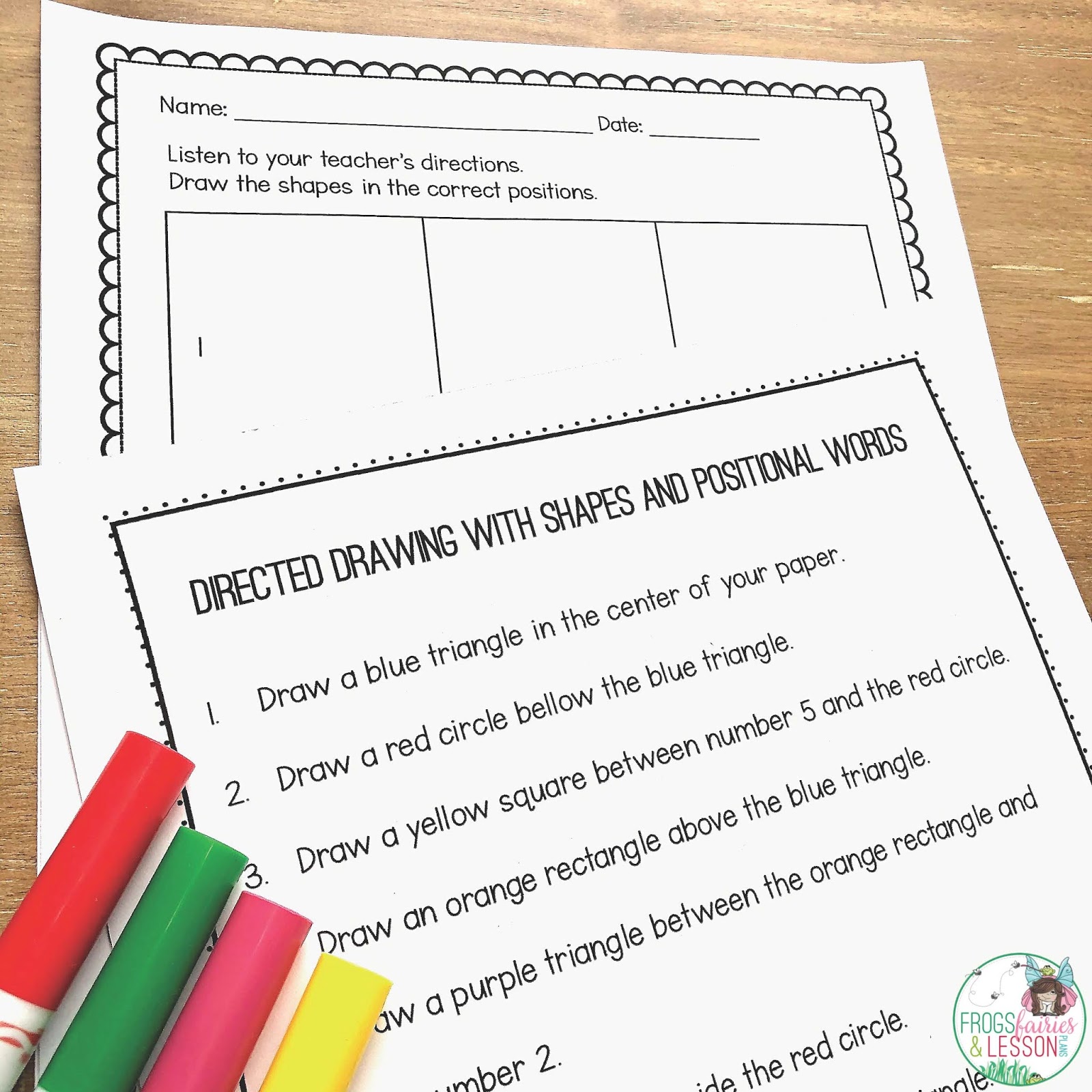 Learning About Shapes 2 Teacher Directed Activities Fairies And